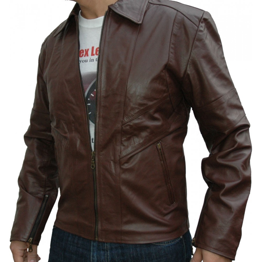 Club Spirit Casual Leather Jacket