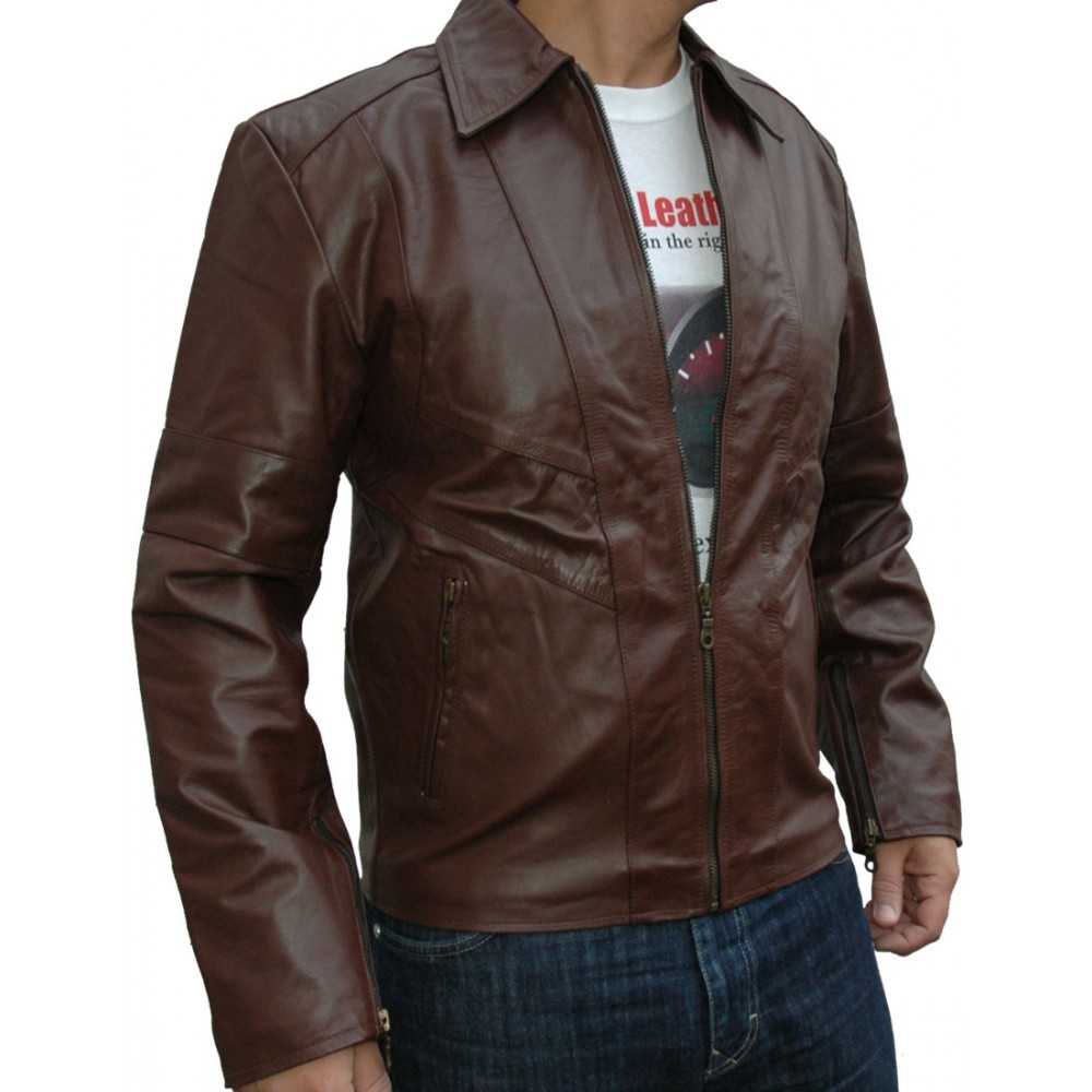 Club Spirit Casual Leather Jacket