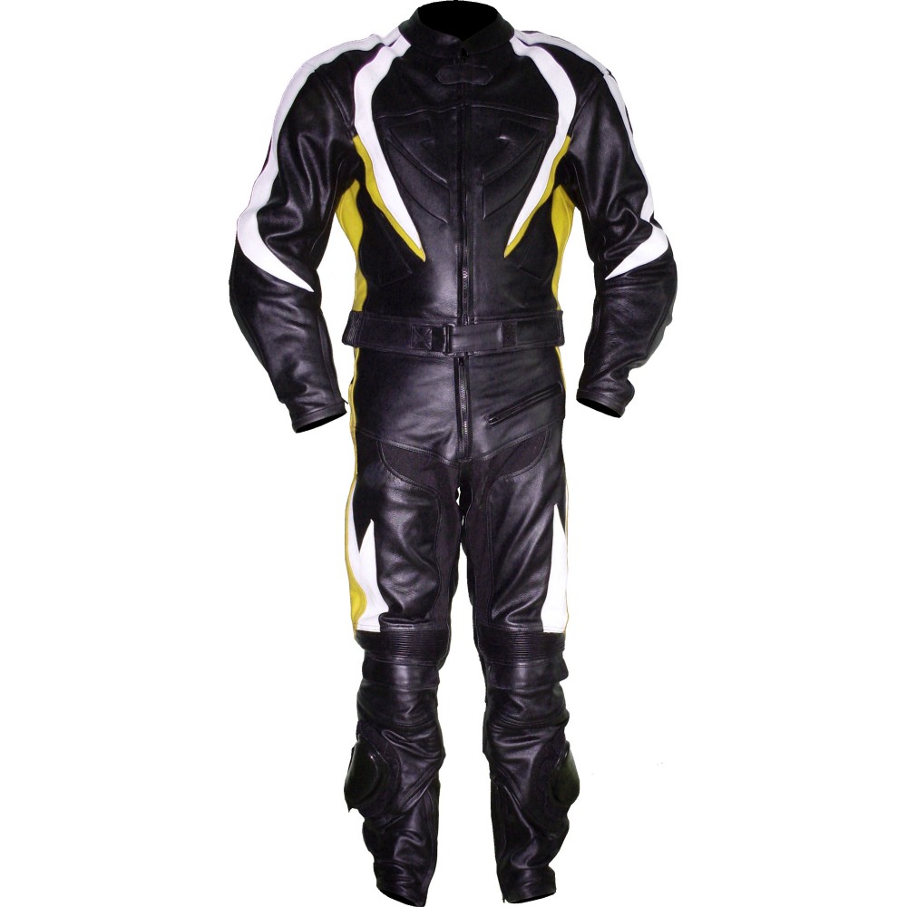 RTX Transformer Yellow Leather Motorcycle Suit